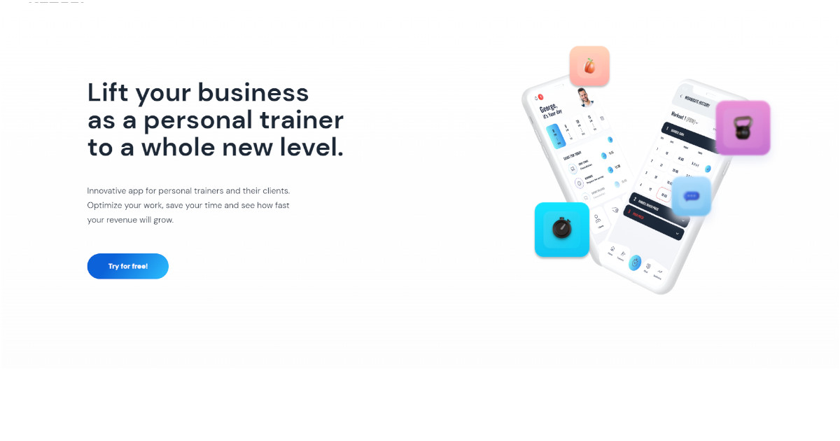 Innovative app for personal trainers and their clients - Rezult